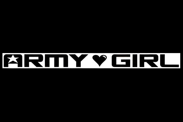 ARMY GIRL LOGO DECAL | ARMY GIRL Official Site
