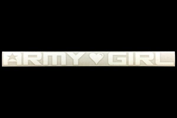 ARMY GIRL LOGO DECAL | ARMY GIRL Official Site
